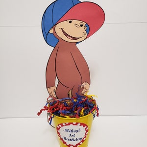 Curious George Centerpieces, Yellow, Red and Blue, Curious George ...