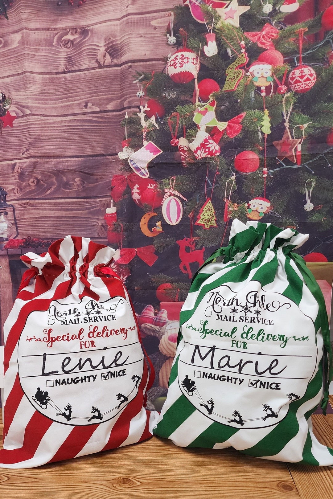 Personalized Christmas Sacks, Custom Santa Sacks, Christmas Sacks for ...