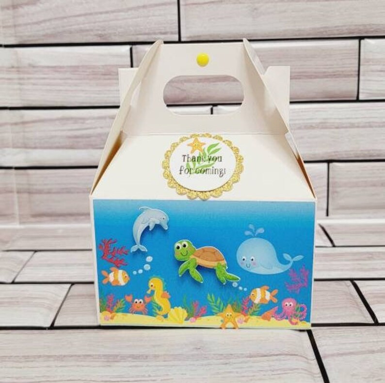 Under the Sea Favor Boxes Under the Sea Theme Party Under | Etsy