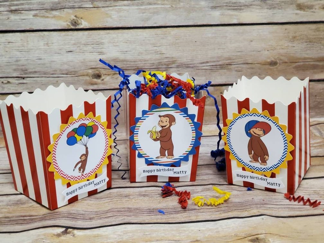 Curious George Popcorn Boxes Curious George Treat Boxes-curious George ...
