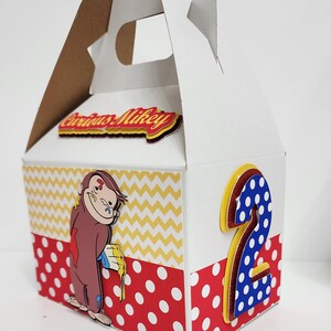 Curious George Treat Box, Curious George Party Theme, Curious George ...