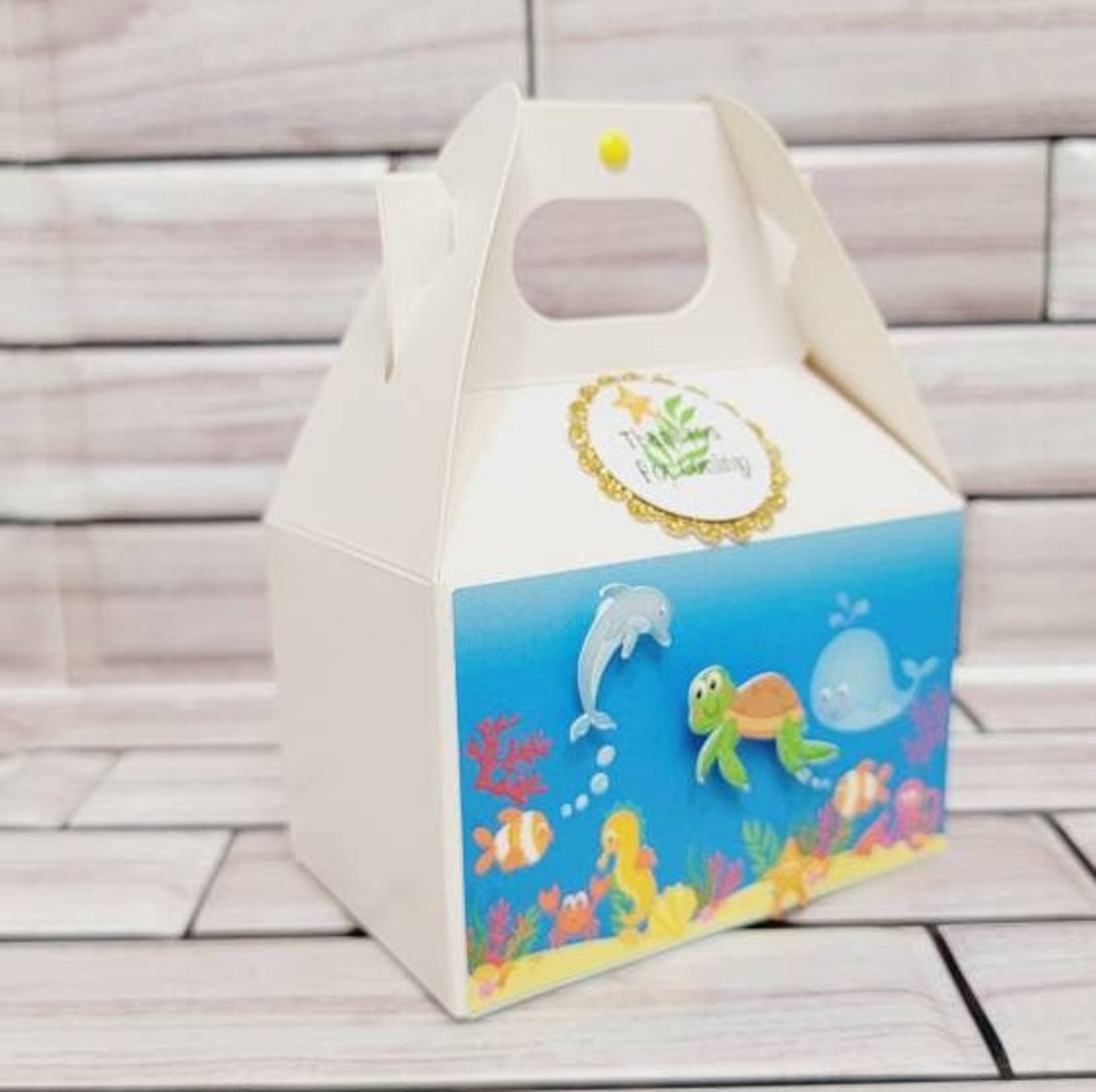 Under the Sea Favor Boxes Under the Sea Theme Party Under | Etsy