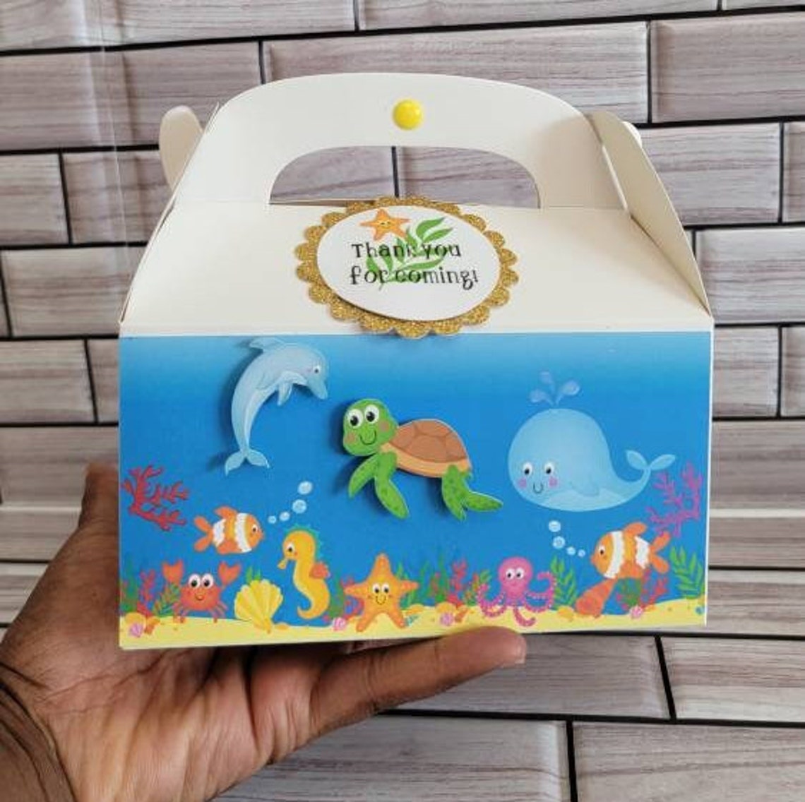 Under the Sea Favor Boxes Under the Sea Birthday Theme Under - Etsy
