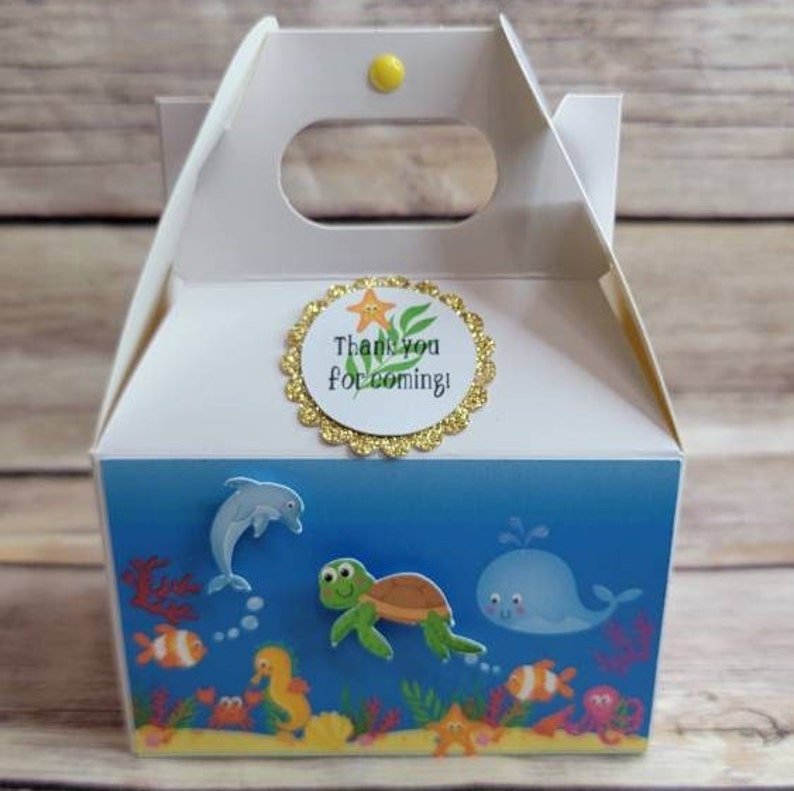 Under the Sea Favor Boxes Under the Sea Theme Party Under | Etsy