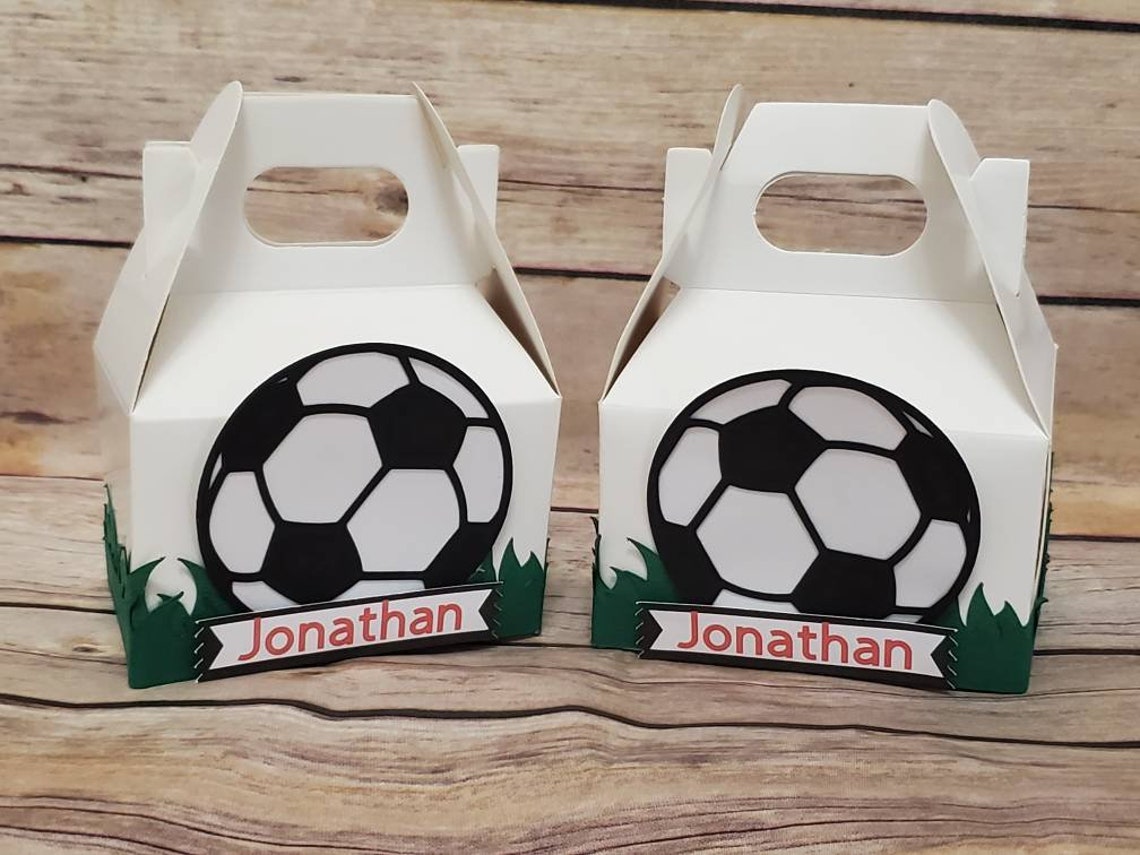 Soccer Favor Box, Soccer Party Theme - Etsy