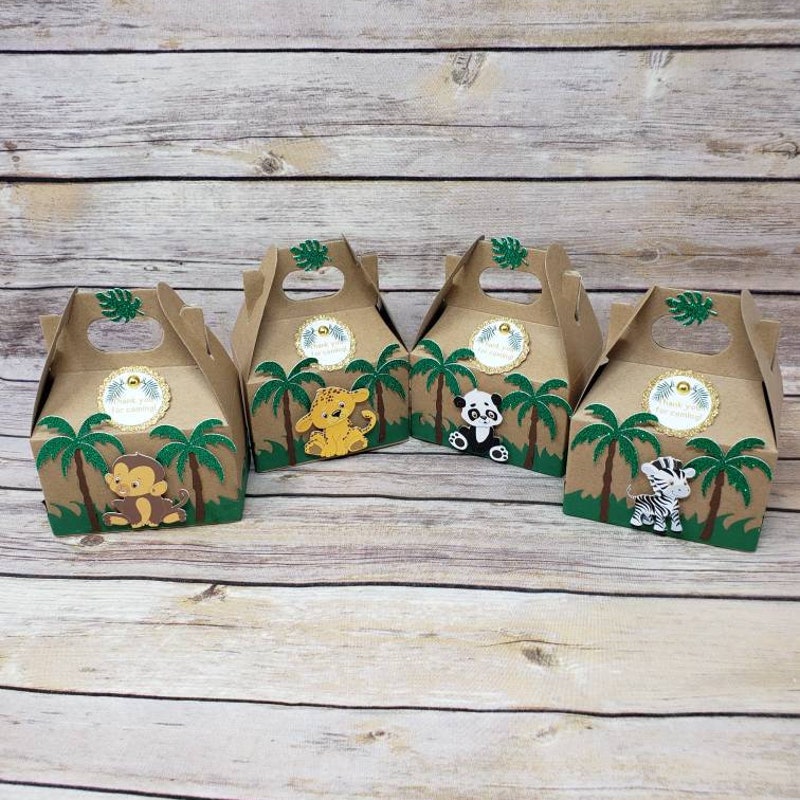 Jungle Theme Birthday Party Boxes - Etsy
