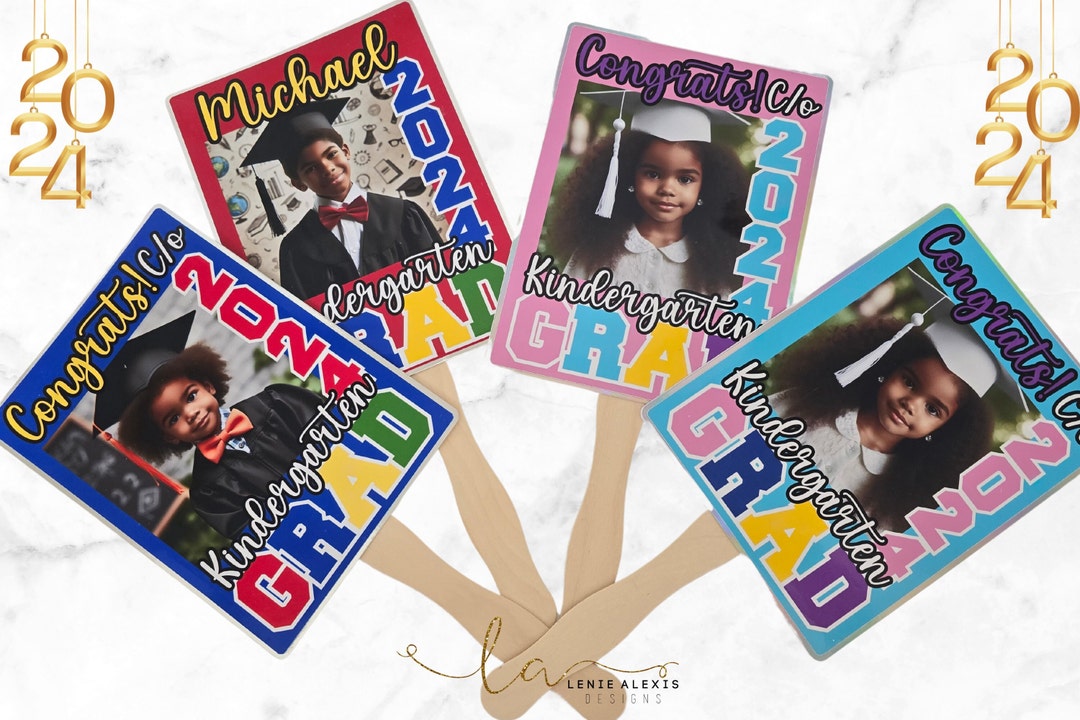 Kindergarten Graduation Fan | Graduation Fan | Class of 2024 |pre ...