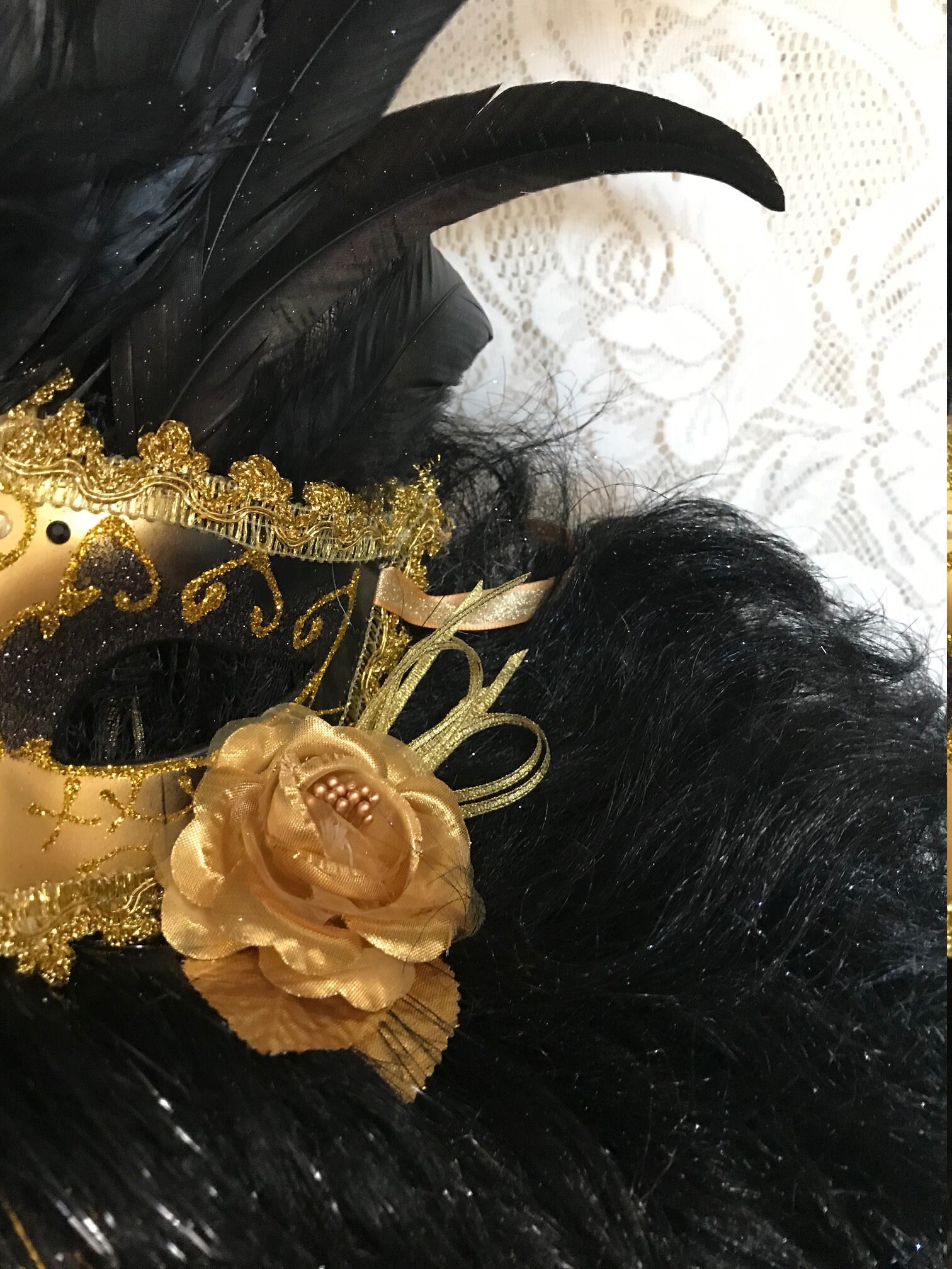 Short Black Mardi Gras Carnival Costume Fun Masquerade Wig - Etsy