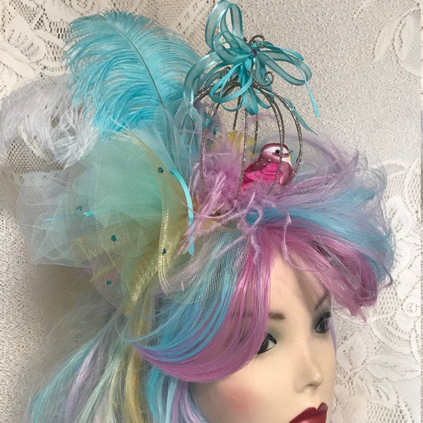 Teal Wig - Etsy