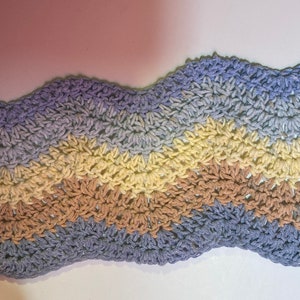 Double Crochet Ripple Stitch, Easy Wavy Crochet Pattern Quick and Easy ...