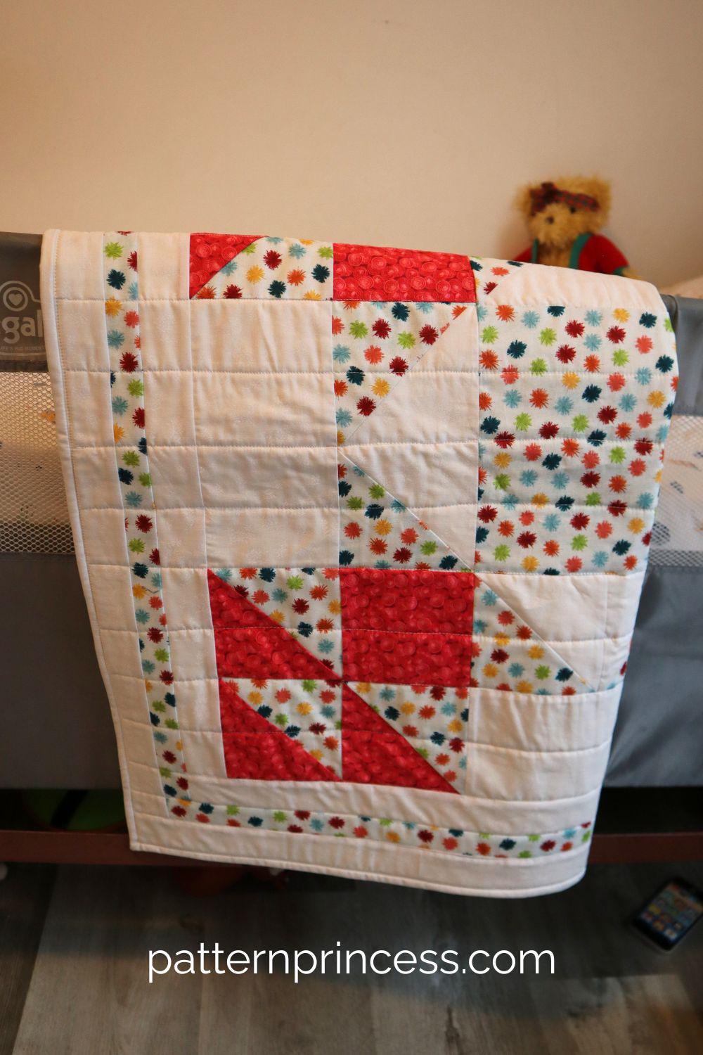 Easy Baby Quilt, Sweet Confetti Baby Quilt Pattern PDF, Beginner ...