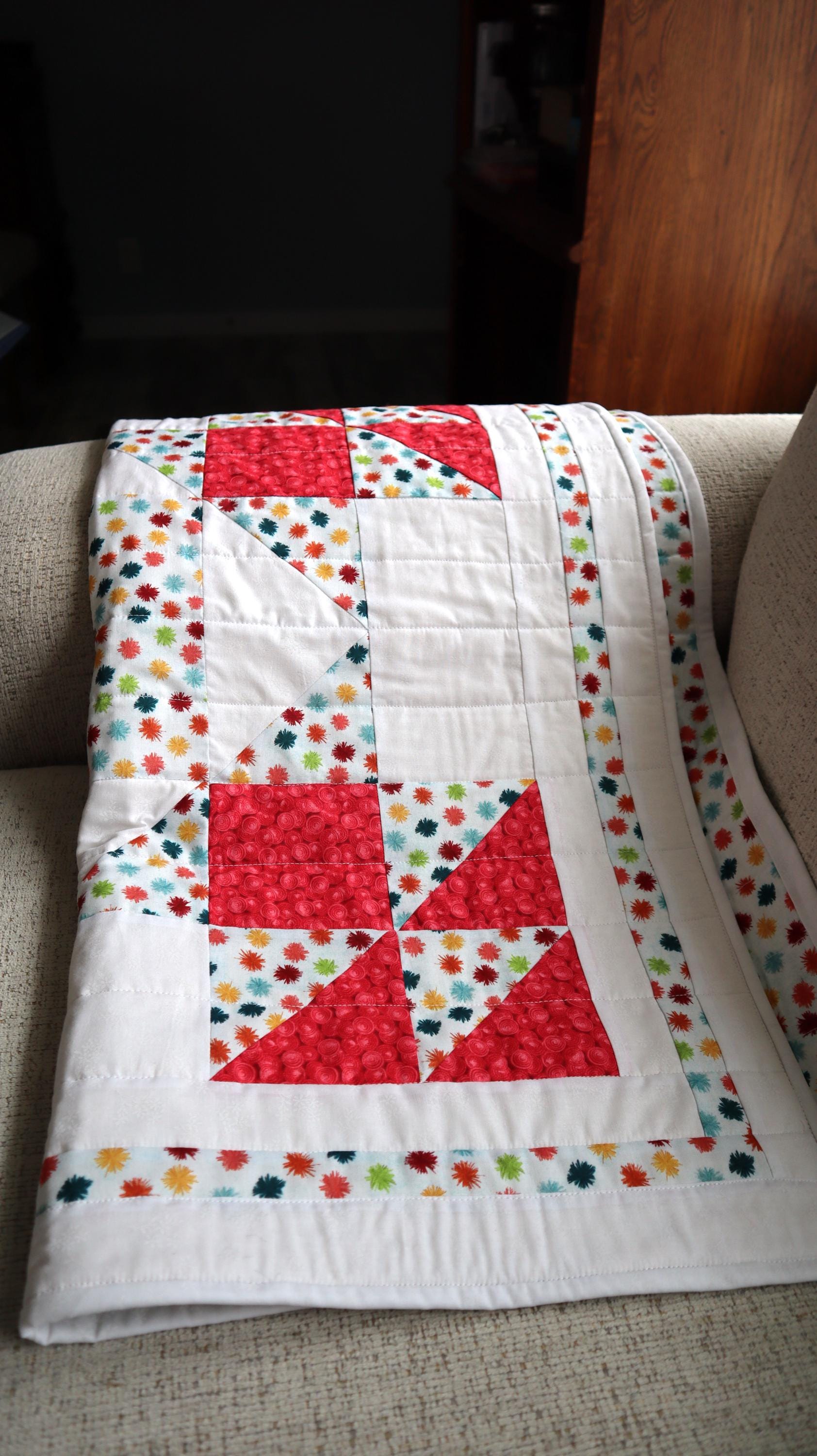 Easy Baby Quilt, Sweet Confetti Baby Quilt Pattern PDF, Beginner ...