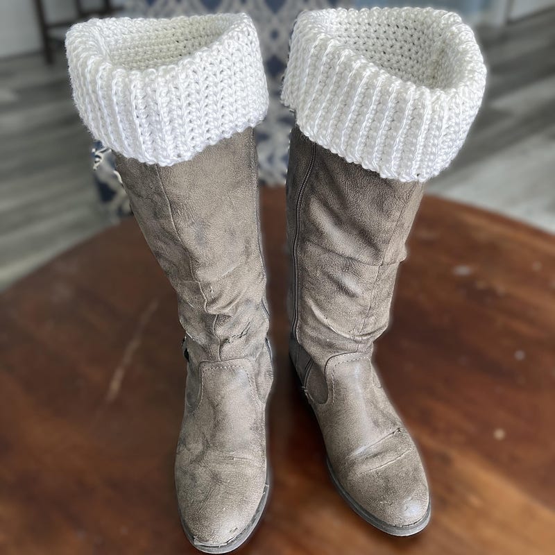 Crochet Boot Cuffs - Etsy