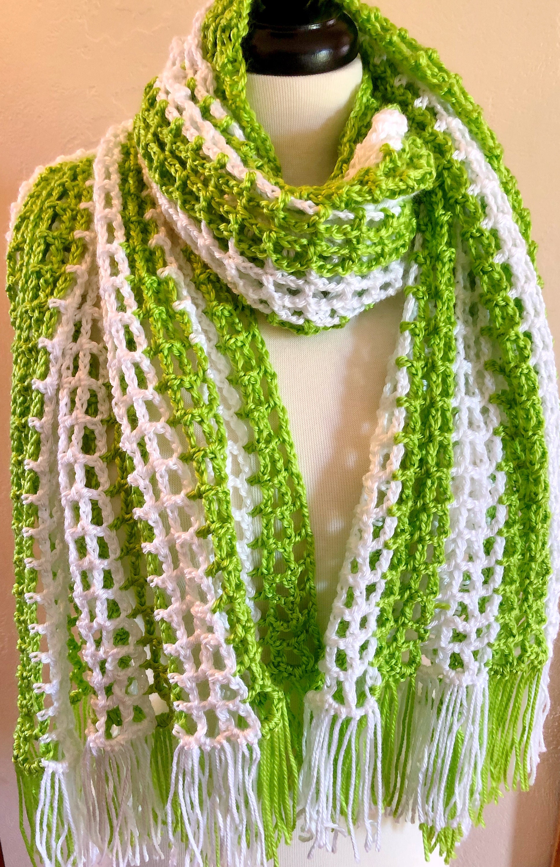 Crochet Pattern, Crochet Open Weave Summer Shawl, Beginner Crochet ...