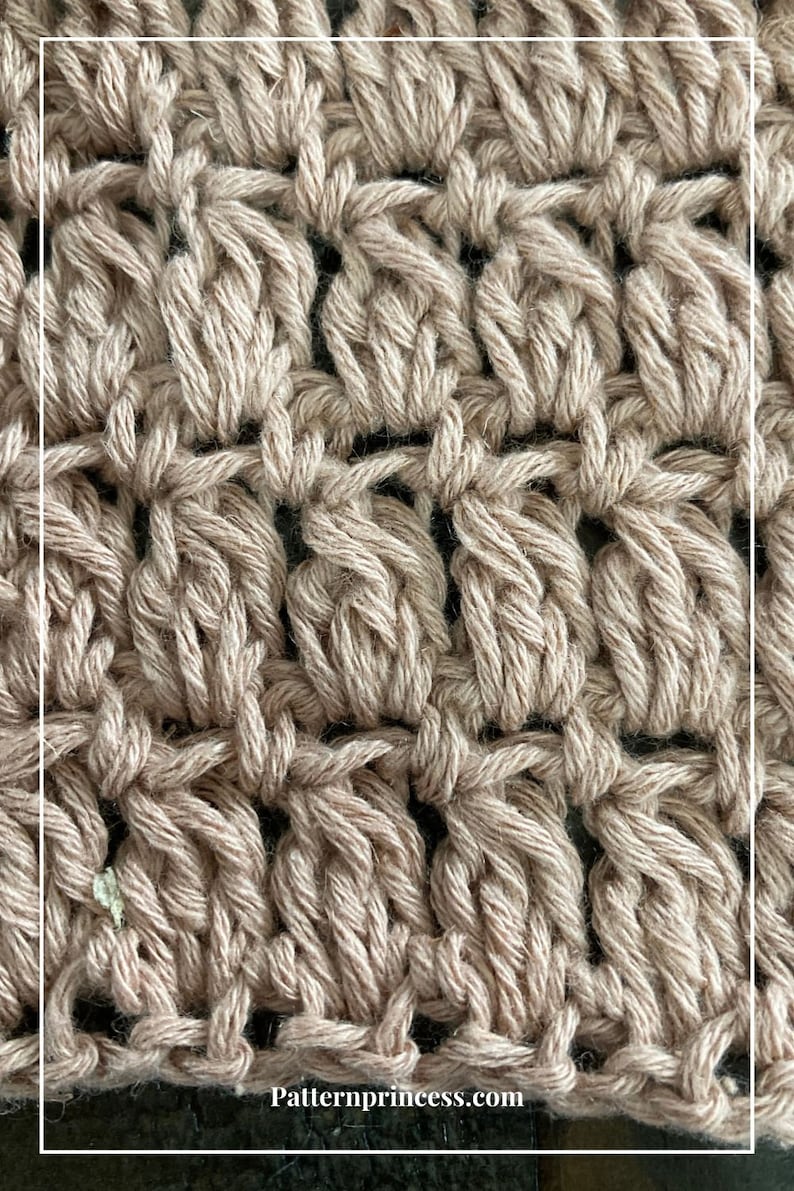 Step-by-step Tutorial for Crocheting the Double Crochet Cluster Stitch ...