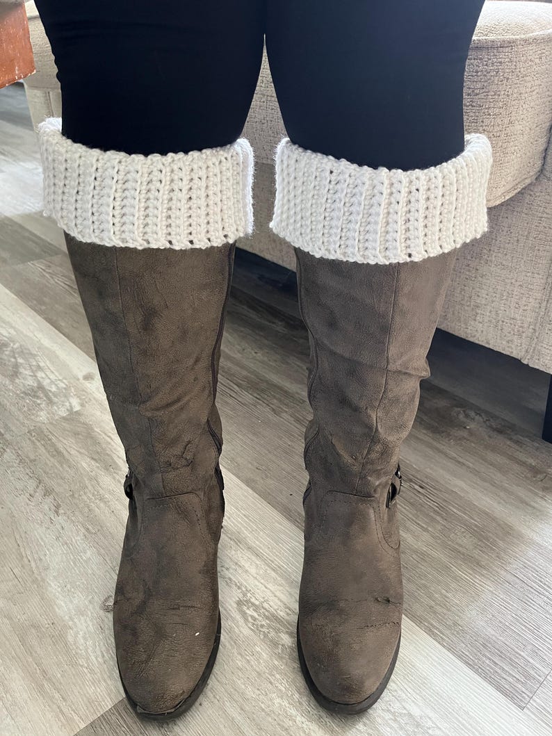 Easy Boot Cuff Crochet Pattern | Crochet Boot Cuffs | DIY Boot Cuff ...