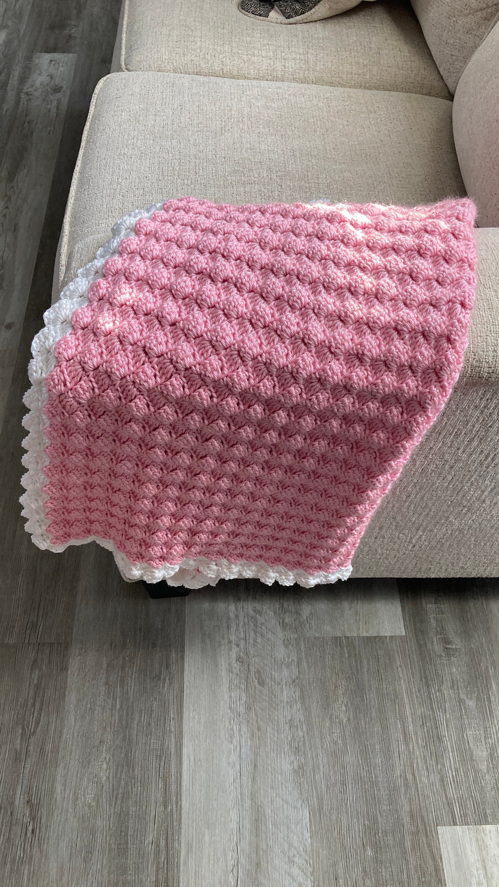 Crochet Pattern, Modern Textured Blanket, Soft and Warm Reversible ...