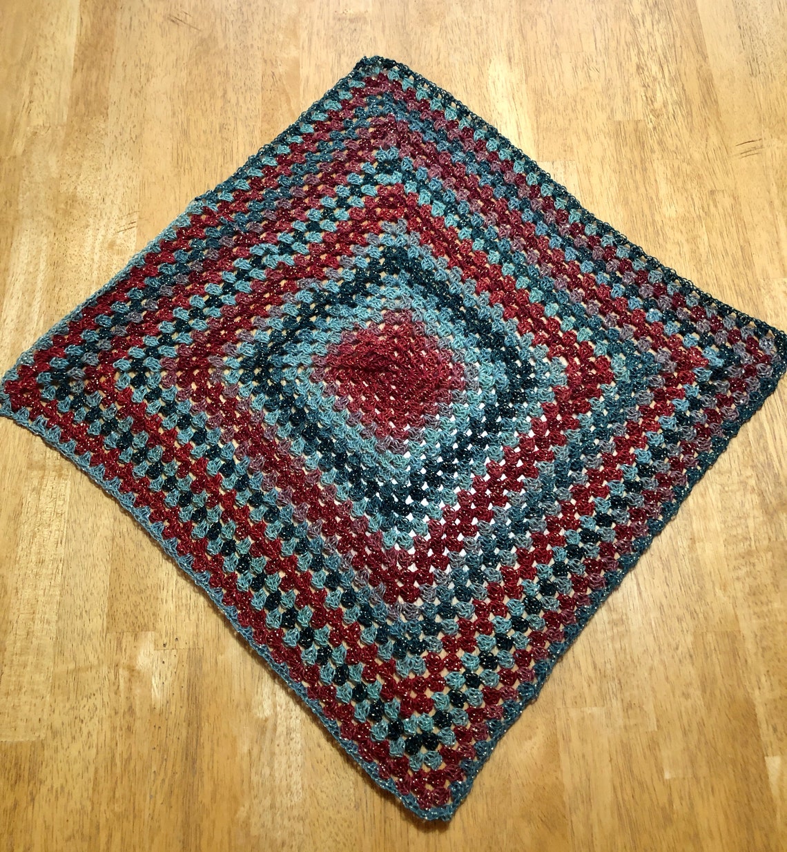 Beginner Granny Square Doily Crochet Christmas Gift Easy | Etsy
