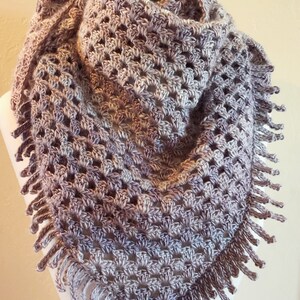 Crochet Shawl Pattern, Crochet Spiked Triangle Shawl Pattern, Easy ...