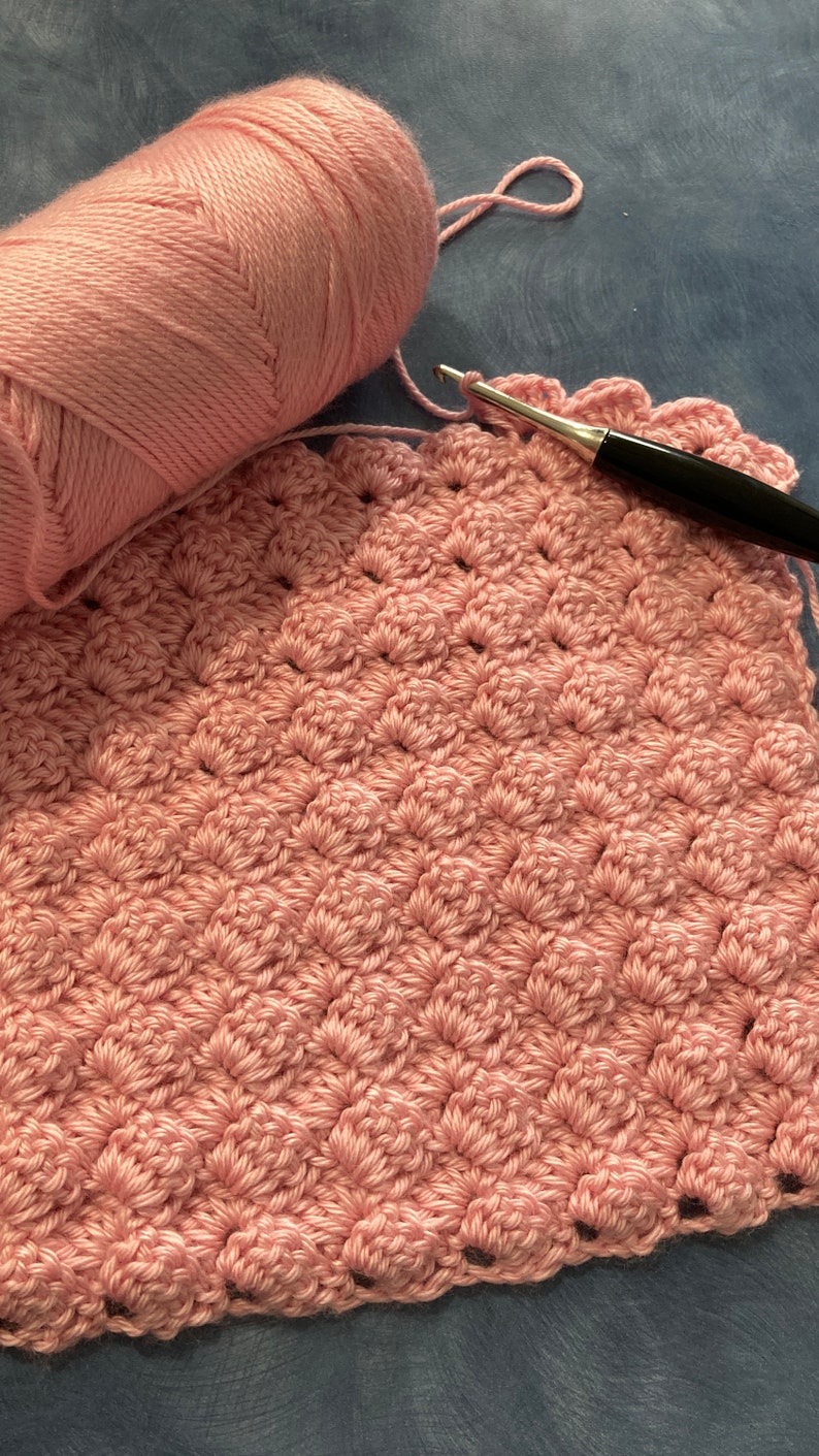Crochet Pattern, Modern Textured Blanket, Soft and Warm Reversible ...