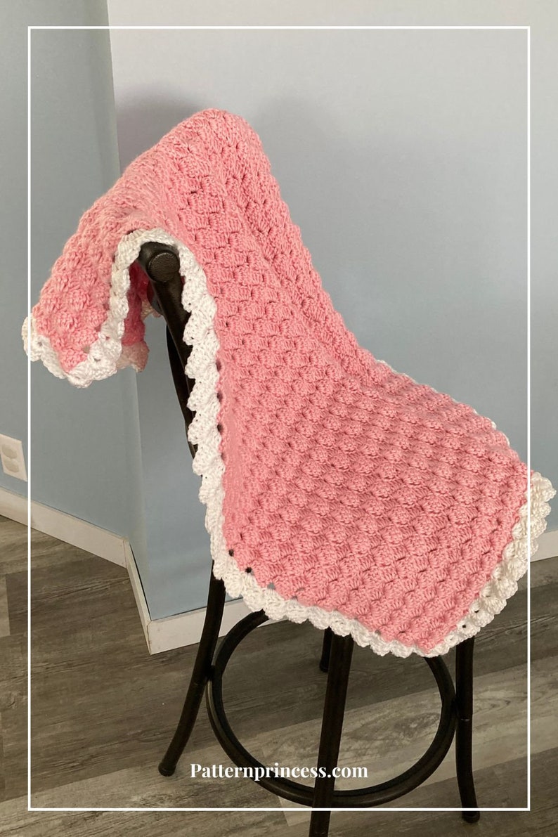 Crochet Pattern, Modern Textured Blanket, Soft and Warm Reversible ...