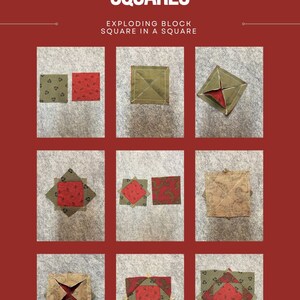 Easy Sewing Pattern, Vintage Mini Quilt, Rustic Charm Mini Quilt Table ...