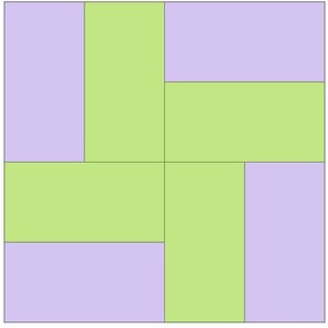 How to Make a Two-by-two Quilt Block, Modern Quilt Block Pattern, Easy ...