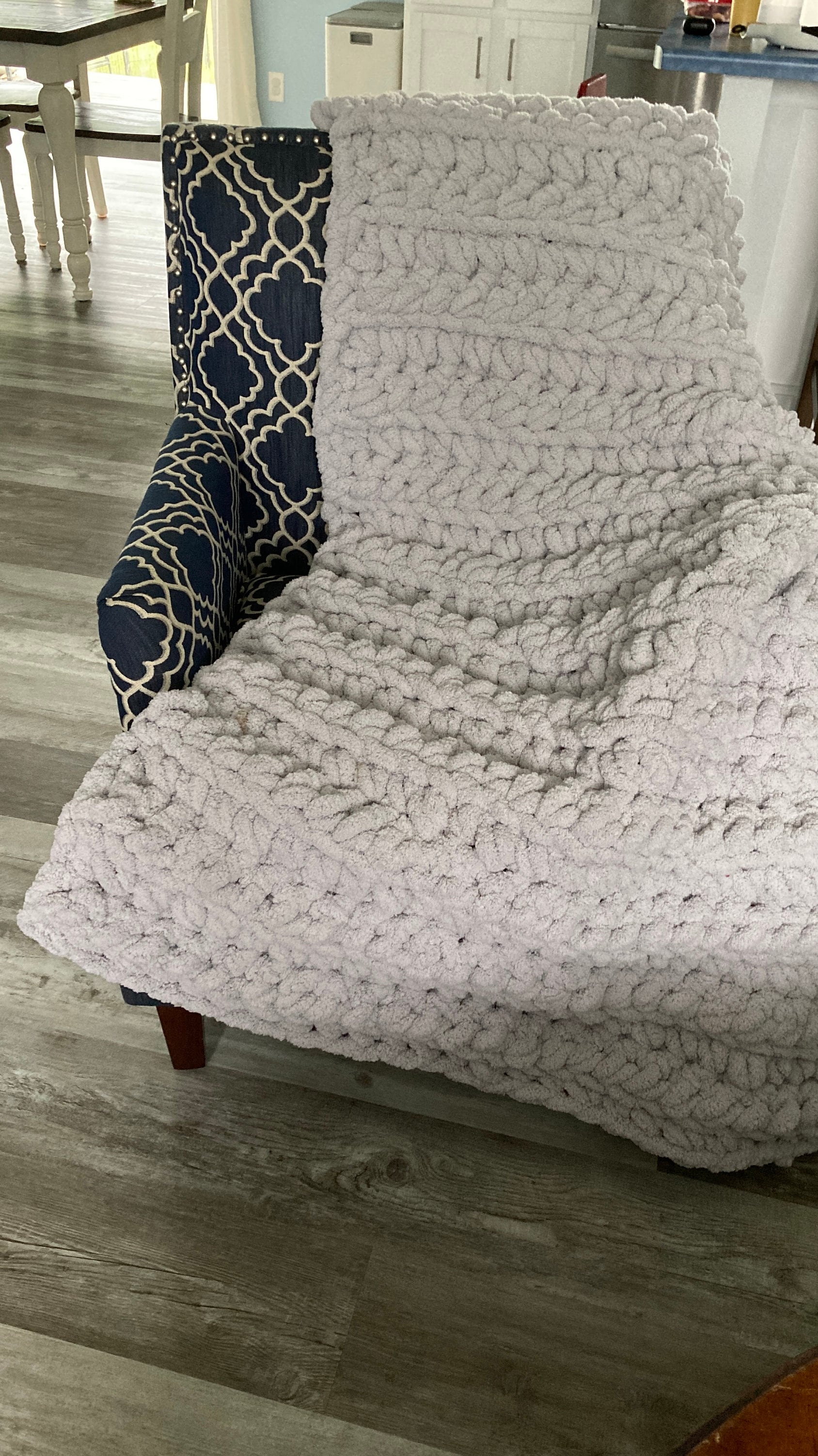 Easy Chunky Blanket Pattern, Big Bulky Afghan, 12 Hour Luxurious ...