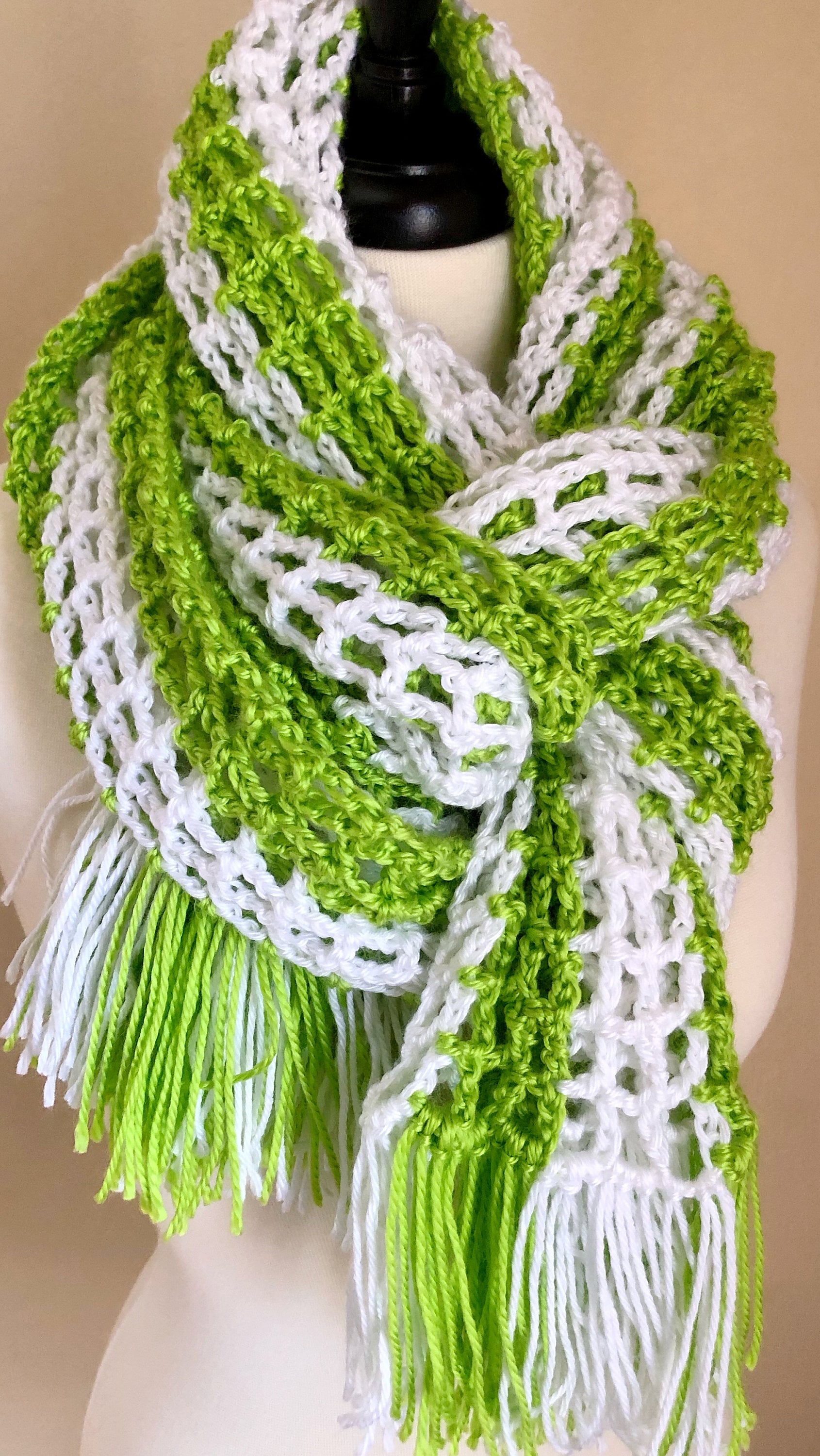 Crochet Pattern, Crochet Open Weave Summer Shawl, Beginner Crochet ...