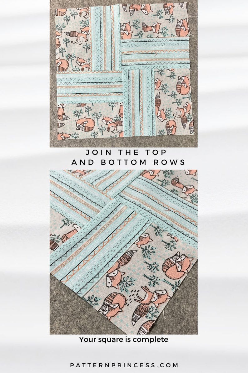 How to Make a Two-by-two Quilt Block, Modern Quilt Block Pattern, Easy ...