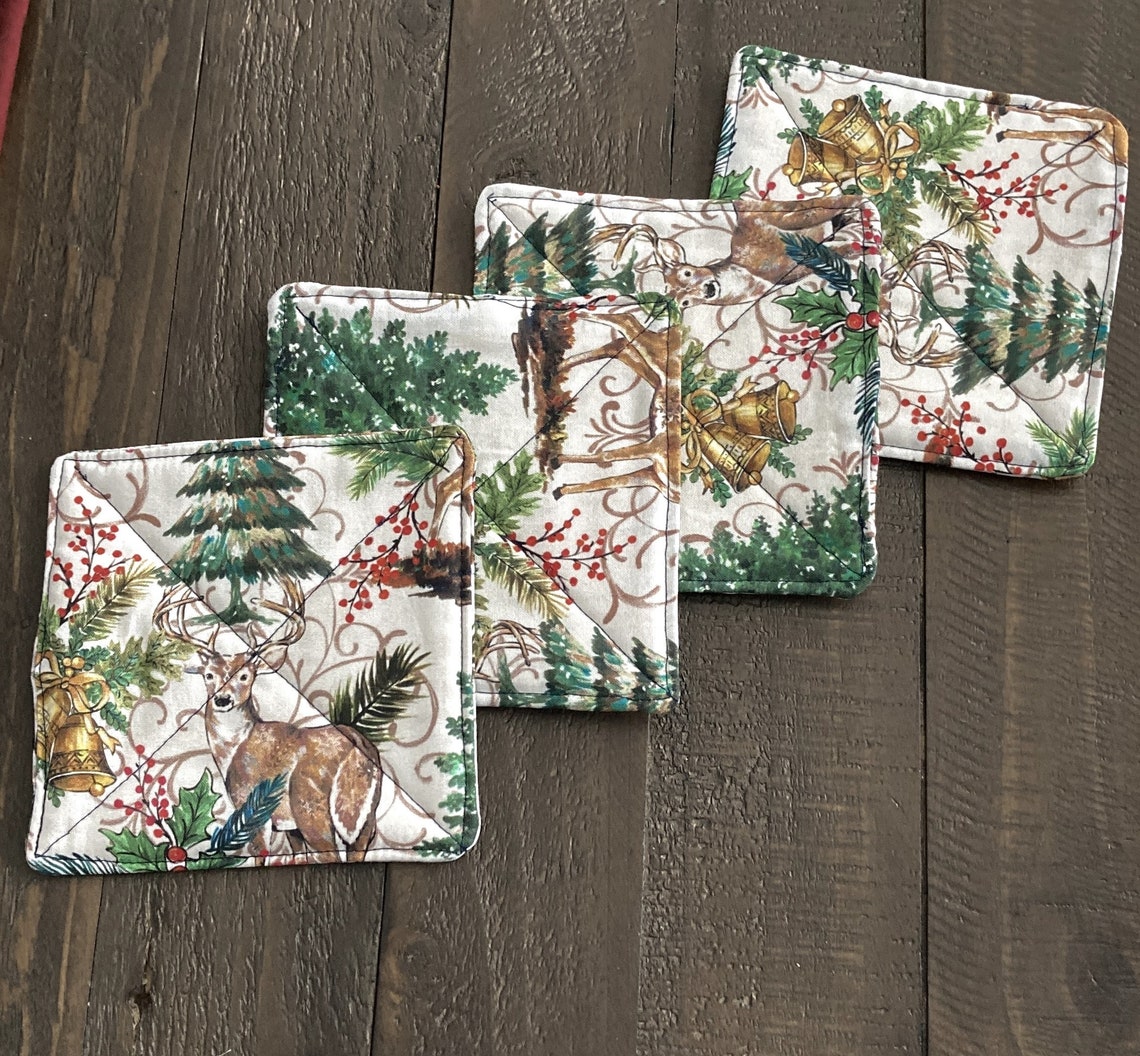 Easy Beginner Quilted Coaster Pattern Mug Rug PDF Sewing - Etsy