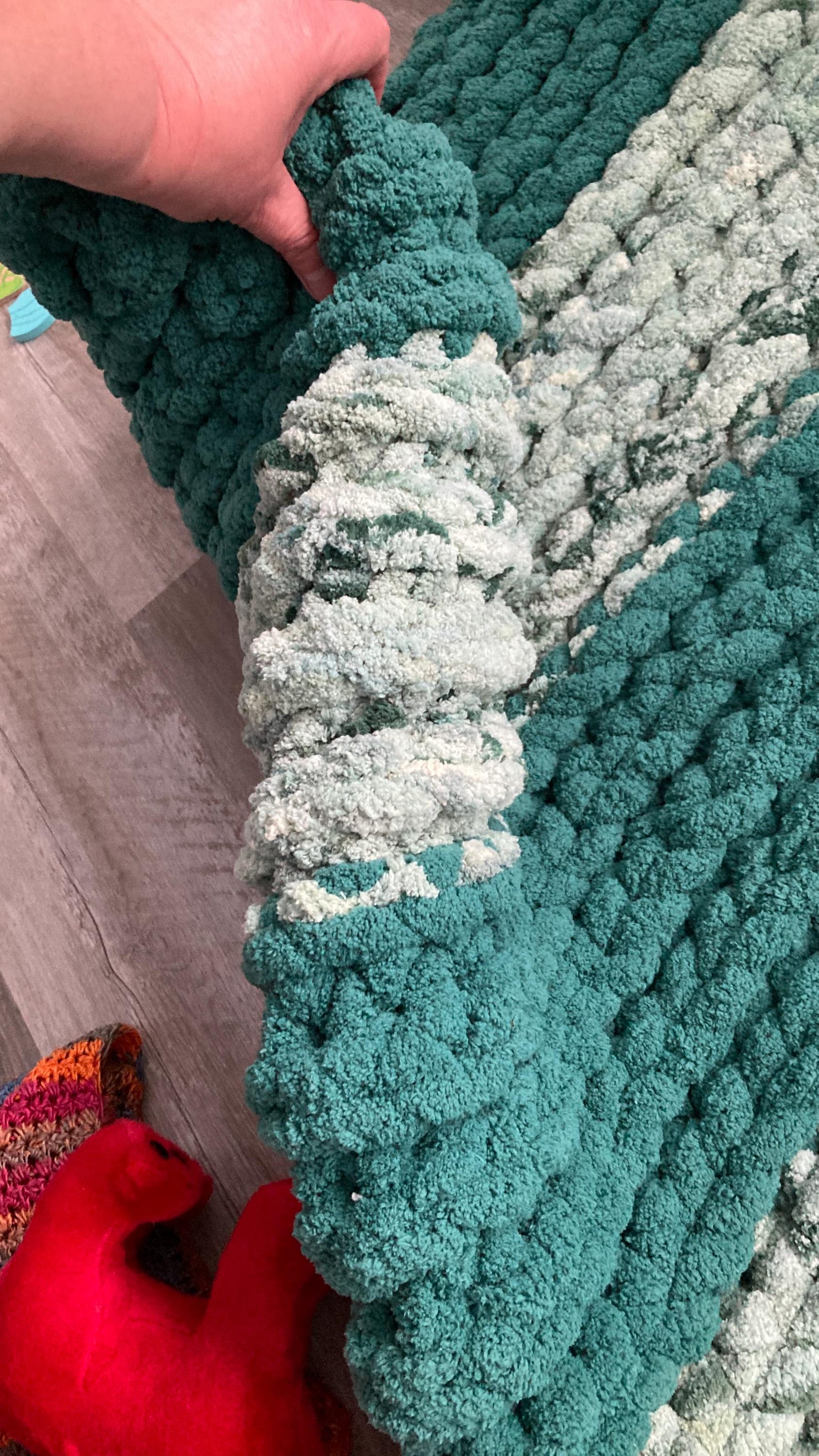 Crochet Pattern & Video, Chunky Log Cabin Easy Throw, Jumbo Blanket ...