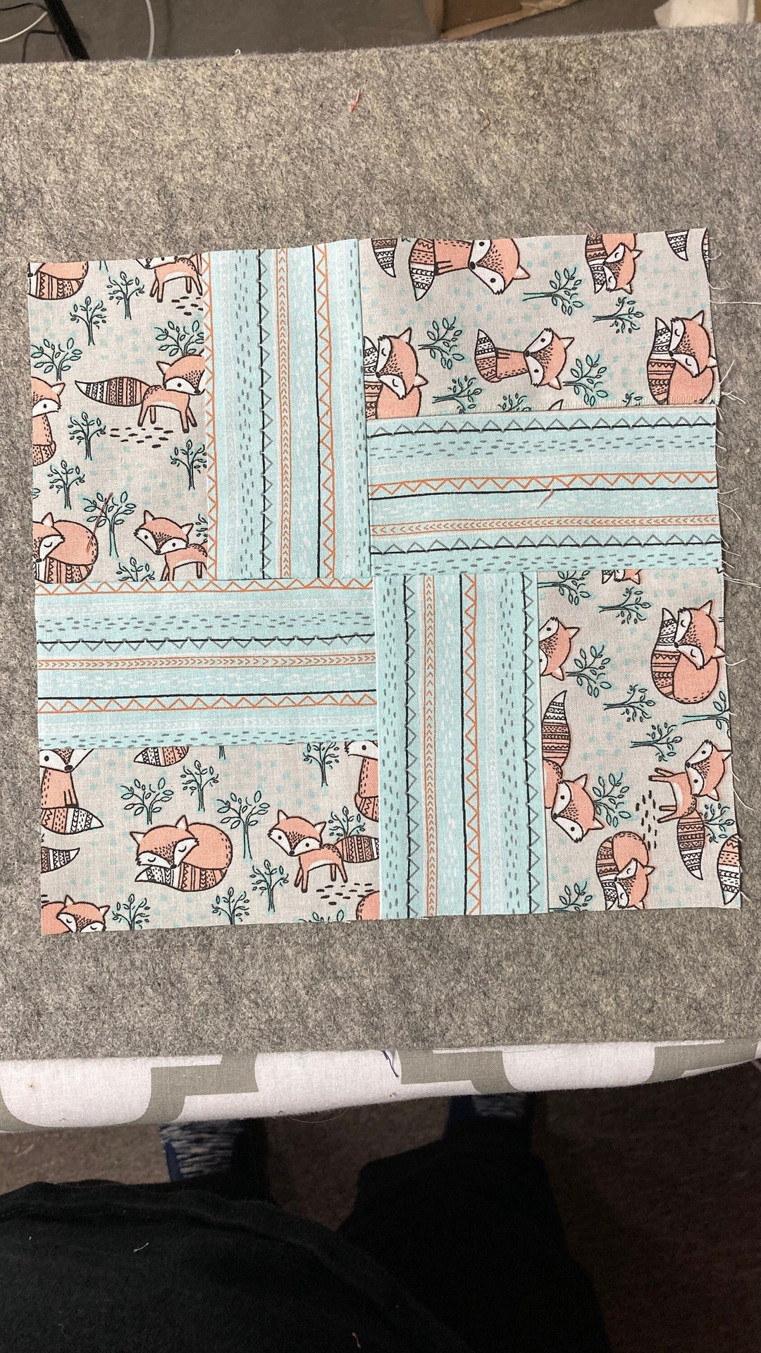 How to Make a Two-by-two Quilt Block, Modern Quilt Block Pattern, Easy ...