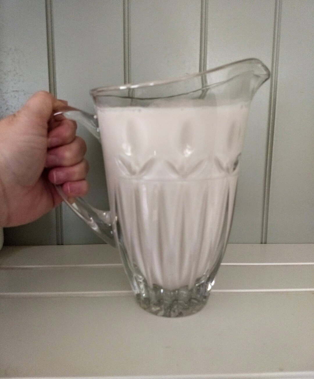 Block Polish Lead Crystal Pitcher. 32 Oz. 8 Tall. - Etsy