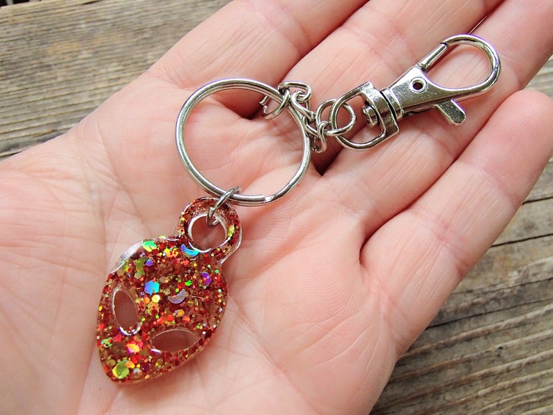 Alien Head Keychain / Bagclip. Choose One Two or All | Etsy