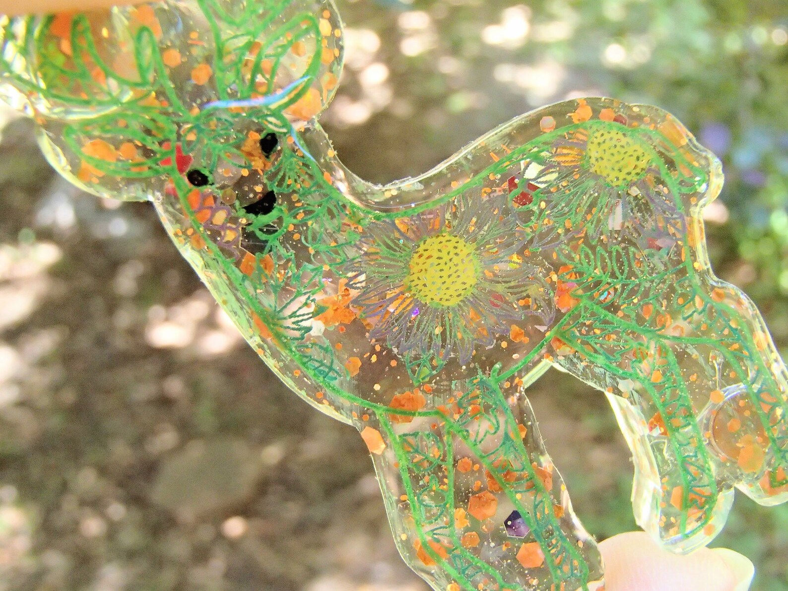 Forest Magnet Set. Deer and Fox Magnets. Etched with Flowers | Etsy