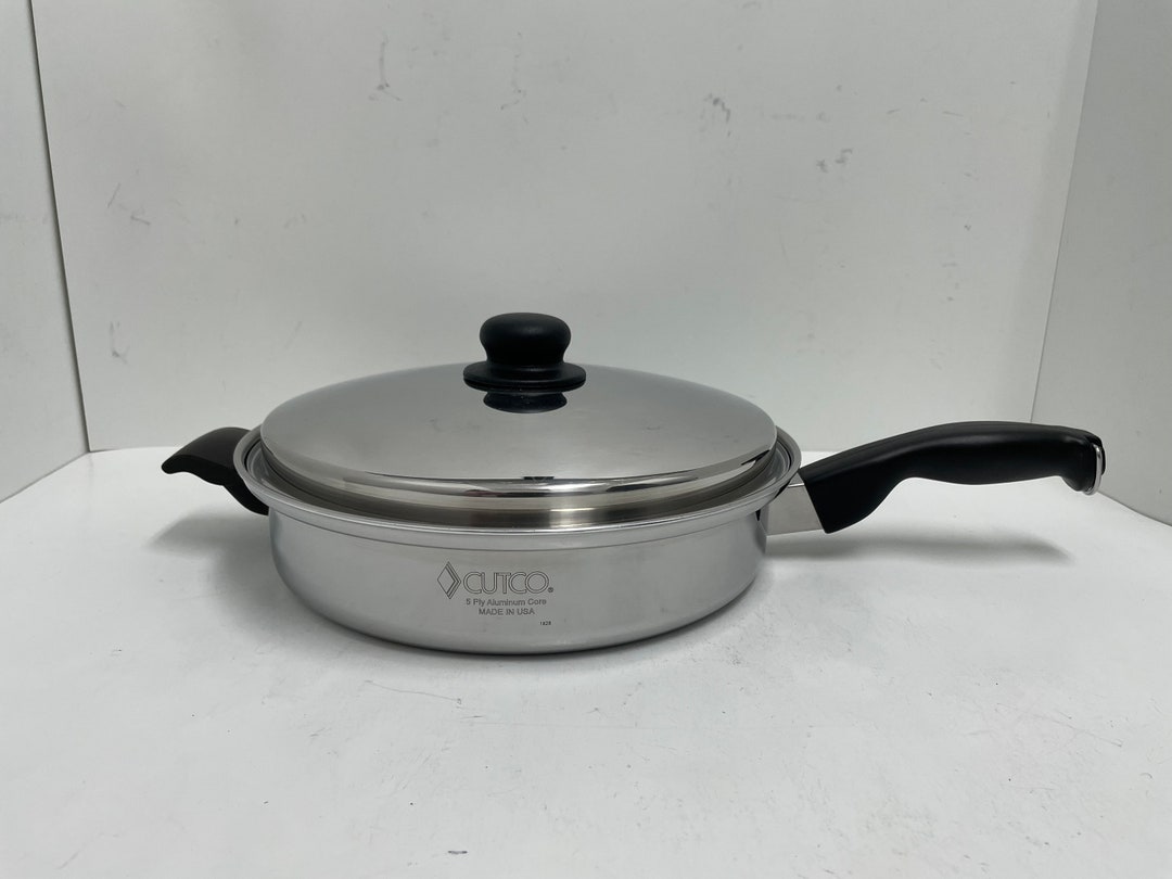 Cutco Waterless 5 Ply Stainless Steel Aluminum Core 11 Skillet/frypan W ...
