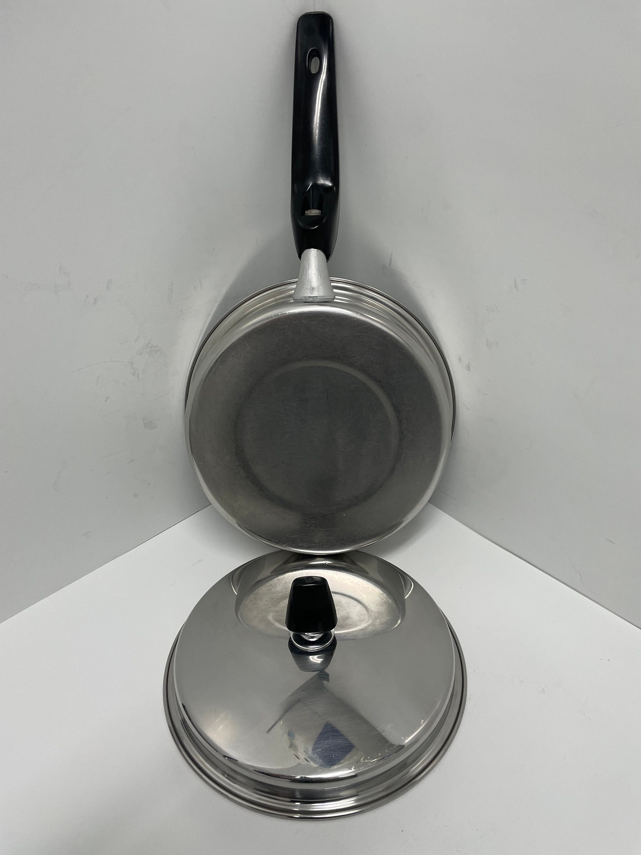 Vintage Regal Ware 3 Ply 18/8 Stainless Steel 1 Quart Saucepan/utility ...