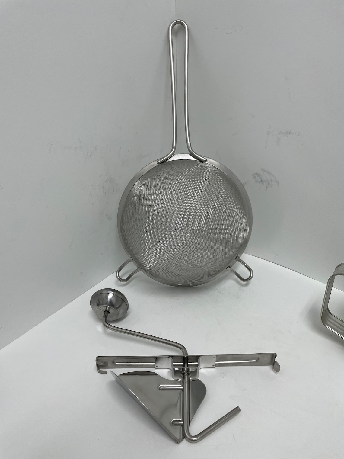 Sifter Set Sifter With Paddle Strainer Colander and 3 Cup Handled ...