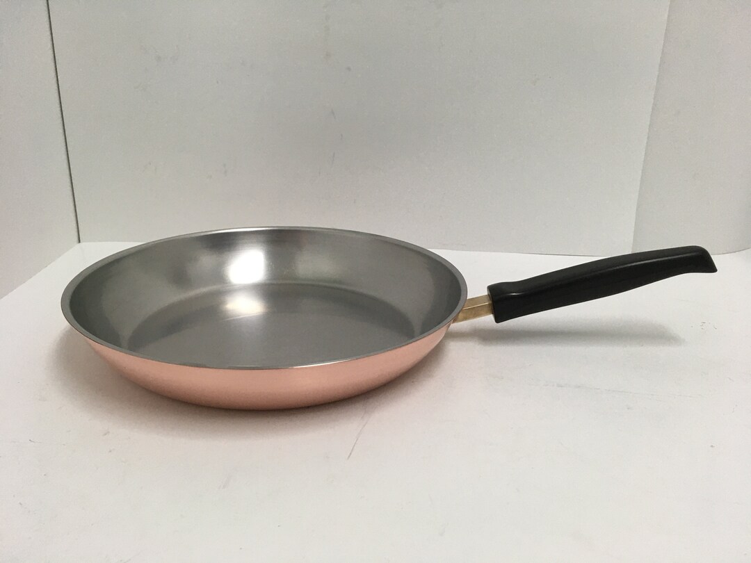 Vintage SPRING CULINOX Copper Clad 10.5 Saute Pan Made in Switzerland ...