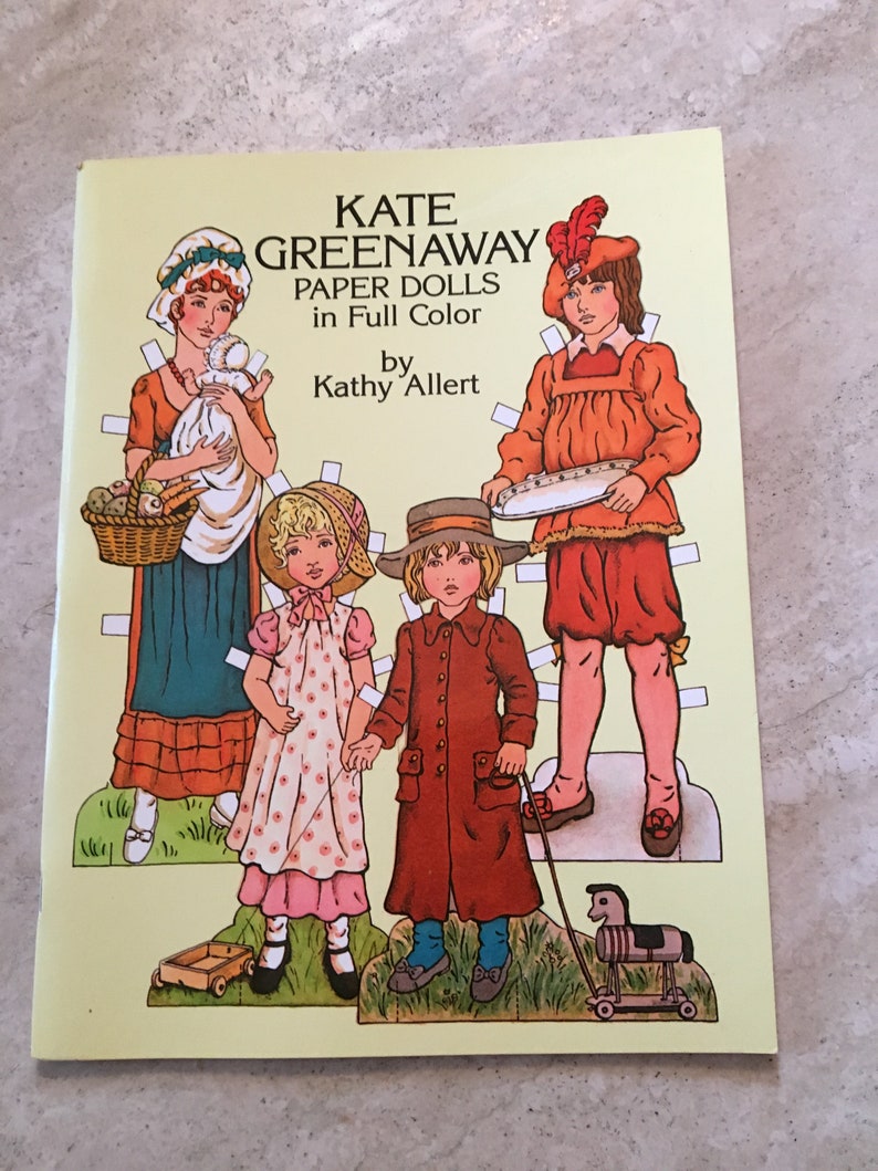 Paper Dolls Booklet Kate Greenaway - 1981 - Etsy