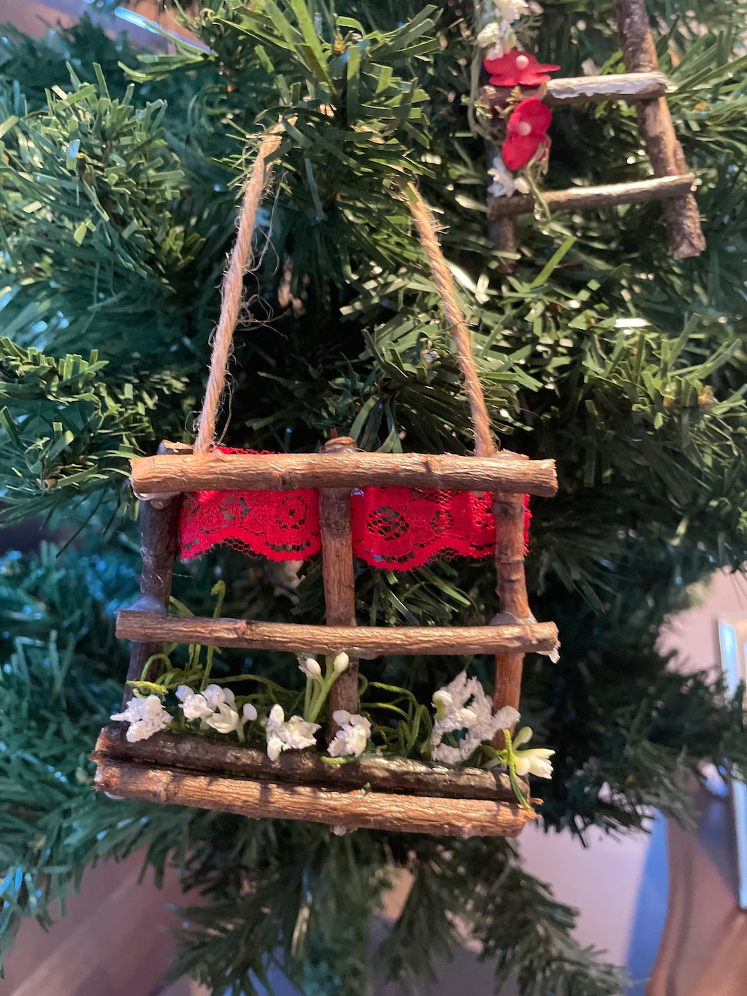 Rustic Window Twig Ornaments - Etsy