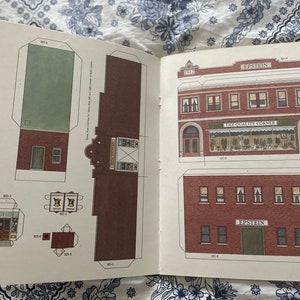 Book - Cut & Assemble Main Street - Etsy