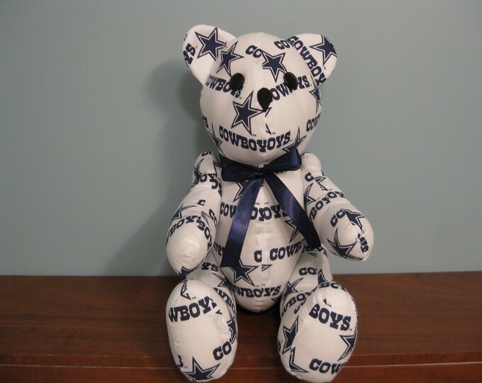 16 Build-a-bear Blue Stars Patriotic Dallas Cowboys Plush BABW Stuffed ...