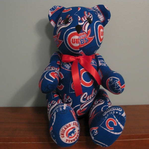 Chicago Cubs Teddy Bear - Etsy