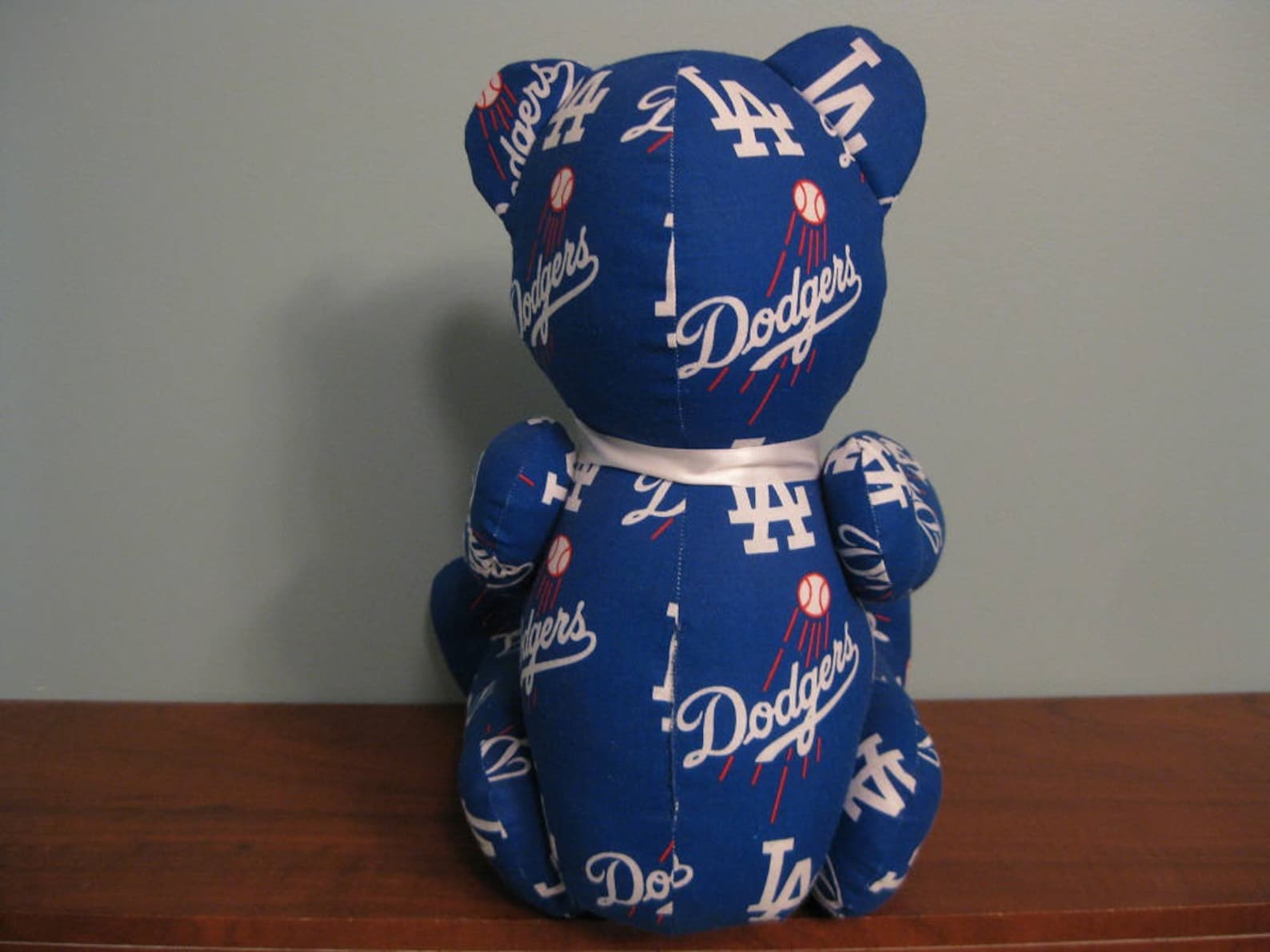 Los Angeles Dodgers Bear-blue-mlb Bear Stuffed Bear Major League ...