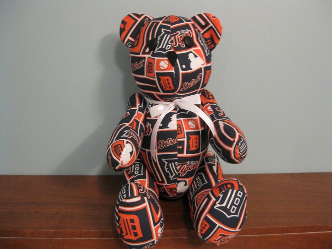 Detroit Tigers Bear-mlb Bear Stuffed Bear Major League Baseball Bear ...