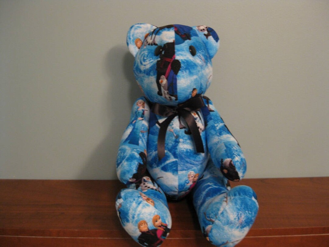 Frozen Bear-blue-stuffed Bear Novelty Bear Souvenir Bear Handmade Bear ...