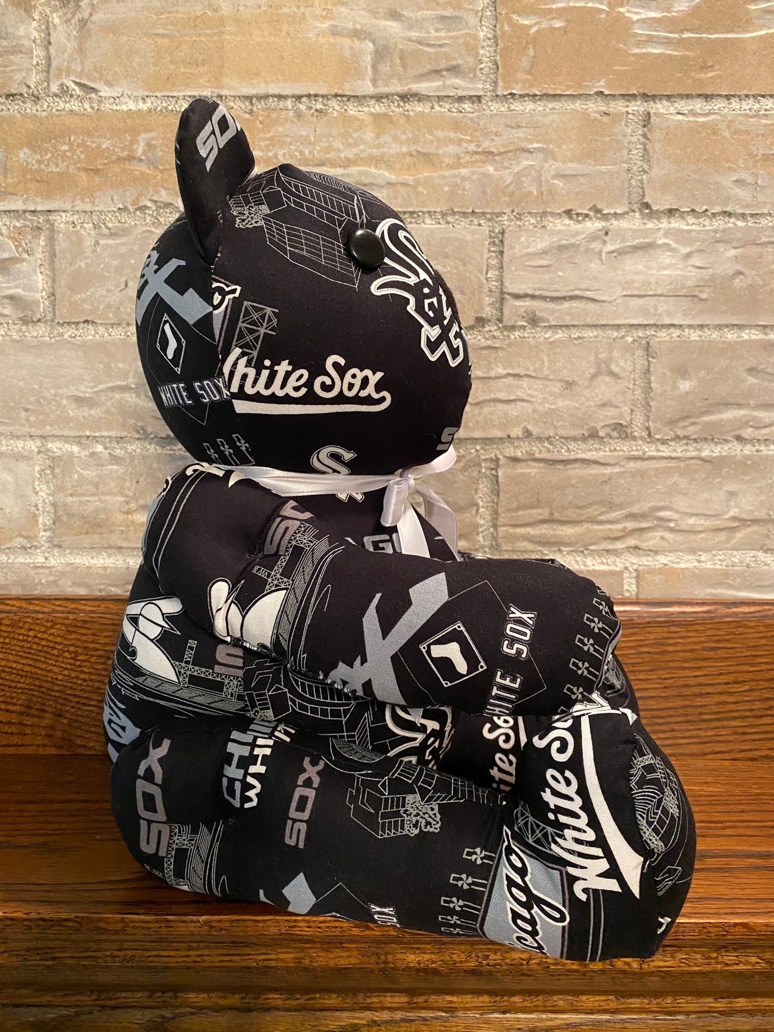 Chicago White Sox Bear-black-mlb Bear Stuffed Bear Major League ...
