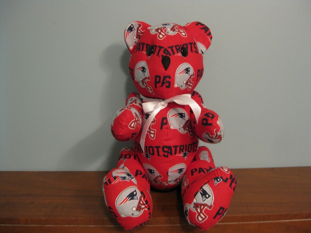 New England Patriots Bear - Nfl Bear Stuffed Bear Football Bear ...